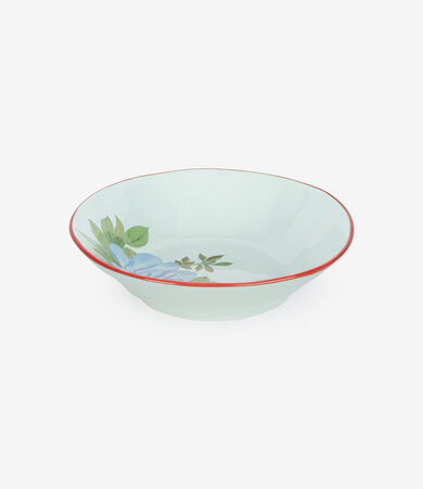 floral earthenware tableware